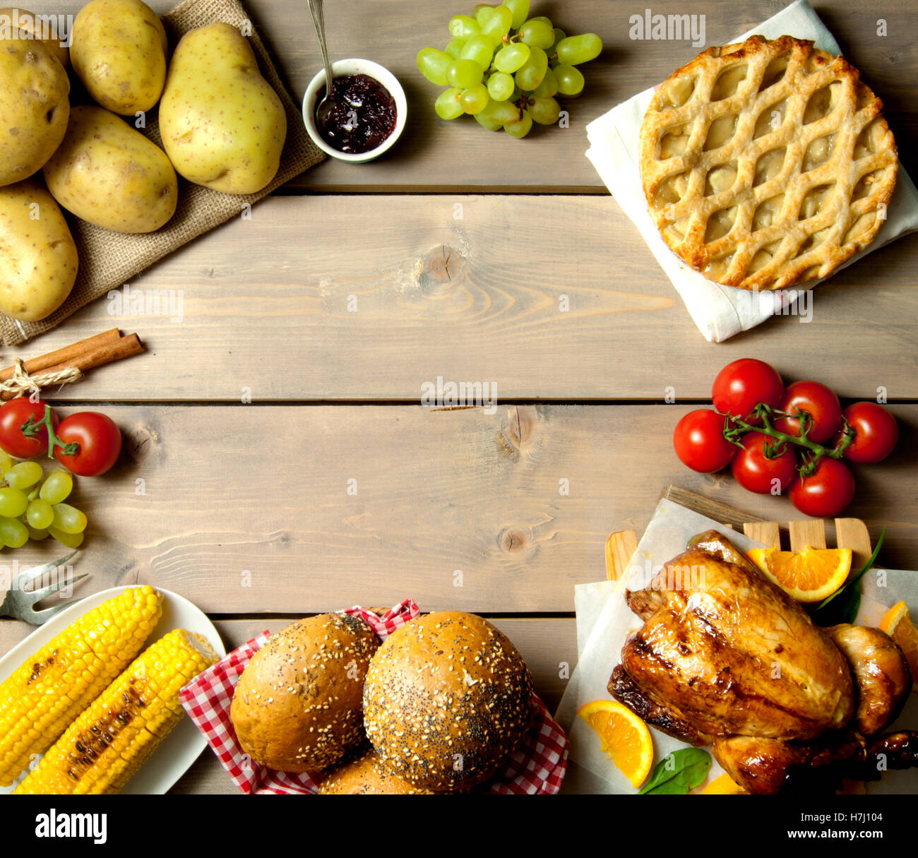 Food and space hi-res stock photography and images - Alamy