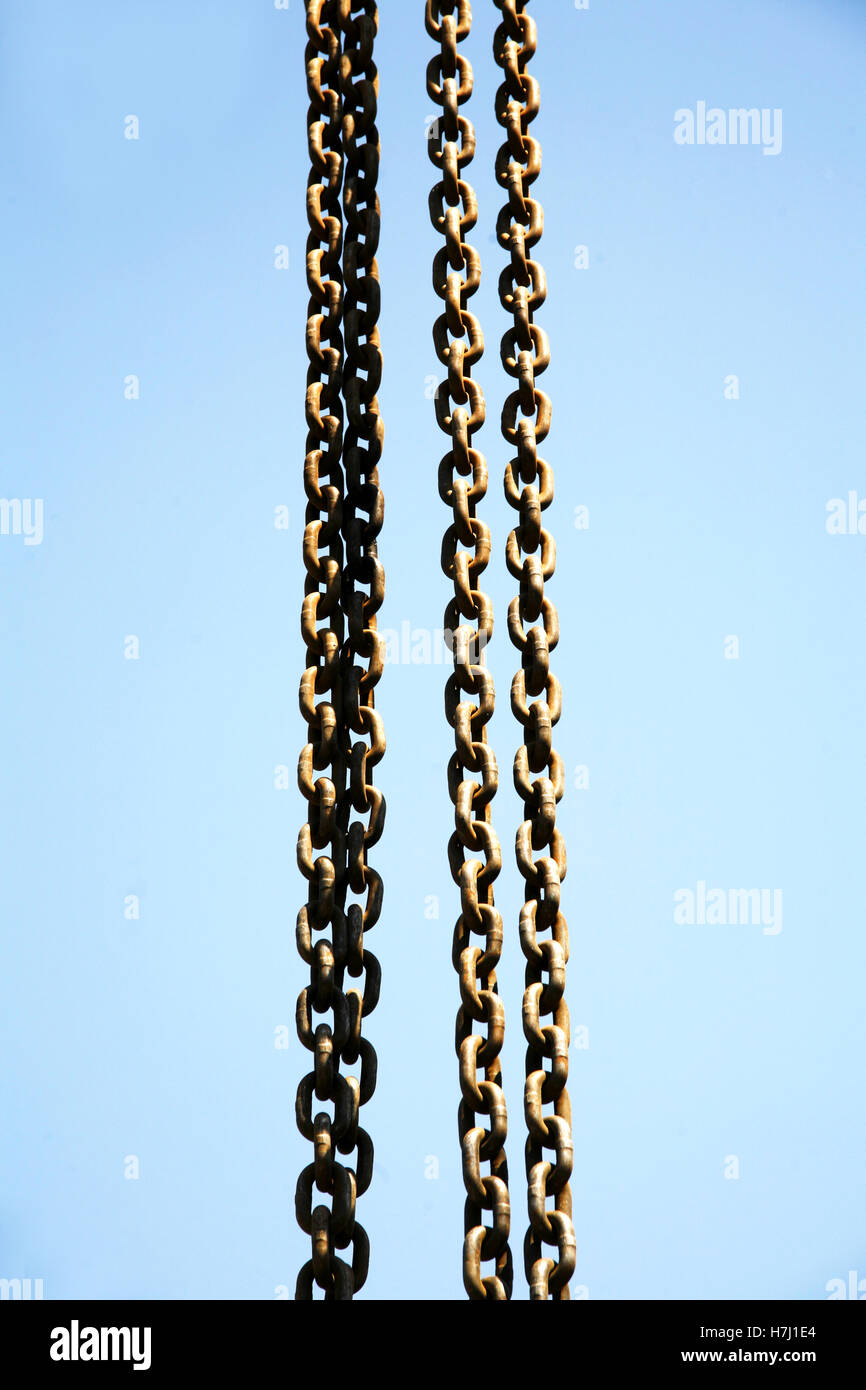 Rusted chains isolated hi-res stock photography and images - Alamy