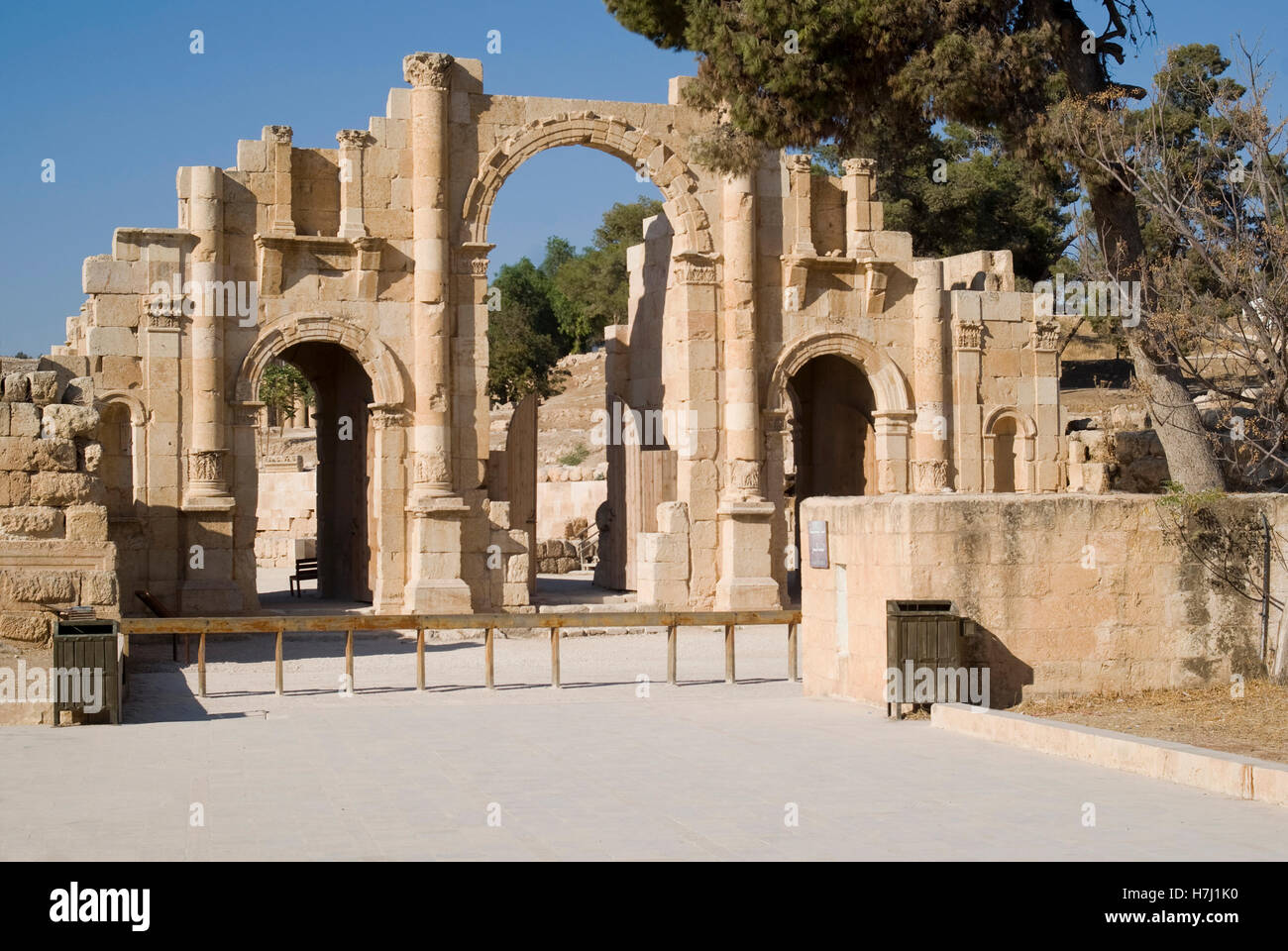 Jerash, Jordan. The South Gate Stock Photo - Alamy