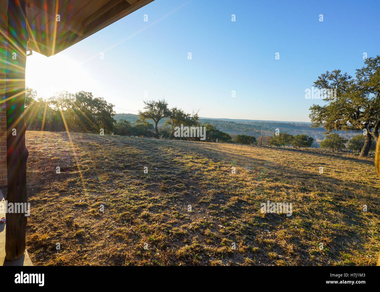 Morning in Texas Hill Country Stock Photo - Alamy