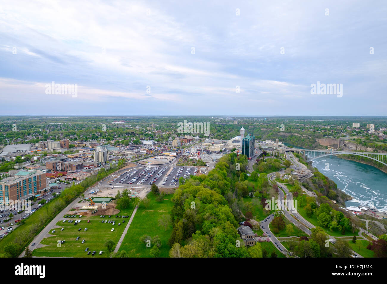 Niagara falls and city hi-res stock photography and images - Alamy