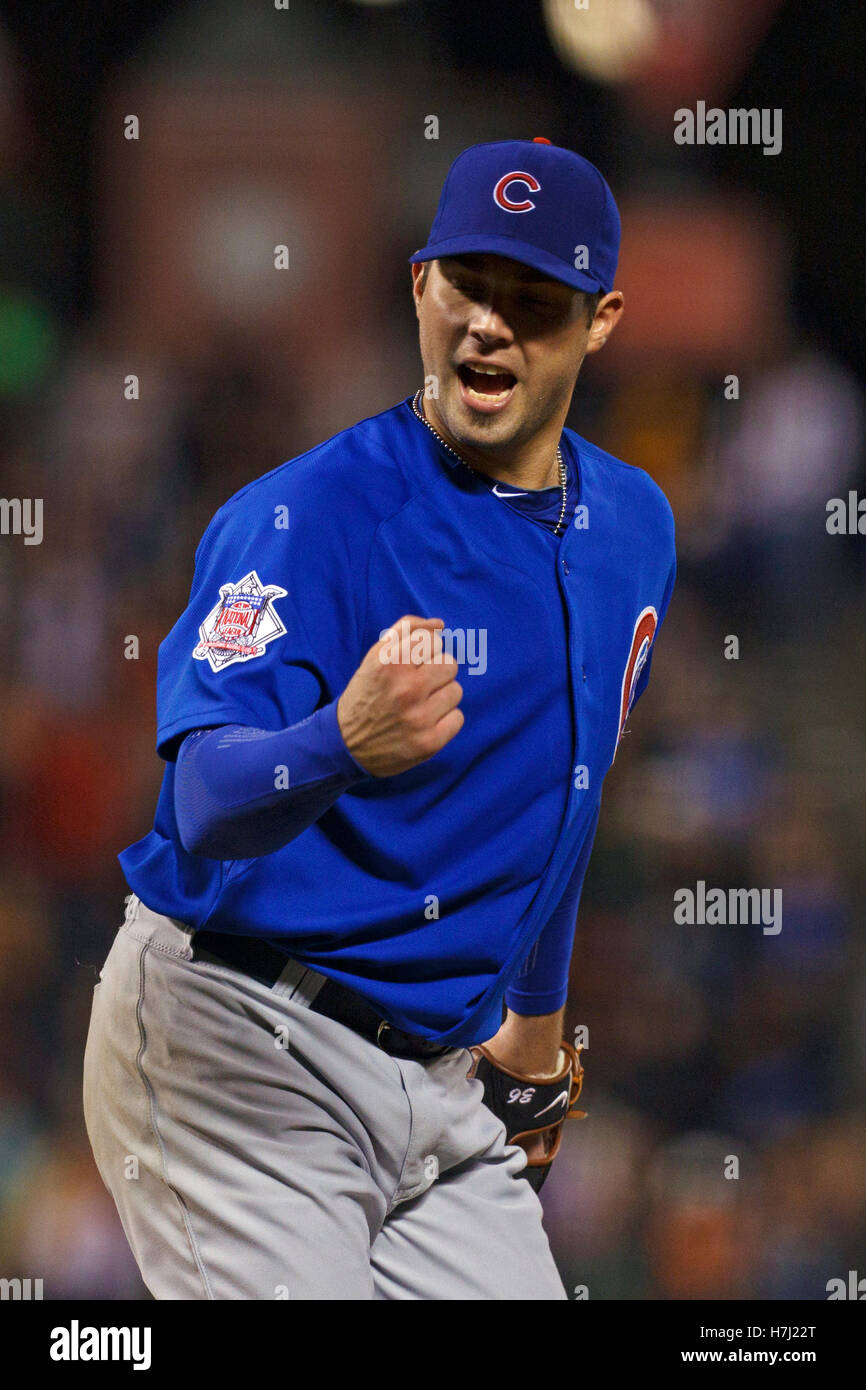August 29, 2011; San Francisco, CA, USA; Chicago Cubs starting pitcher ...