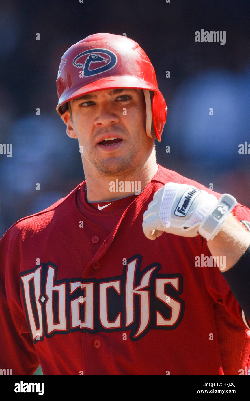September 4, 2011; San Francisco, CA, USA; Arizona Diamondbacks right ...