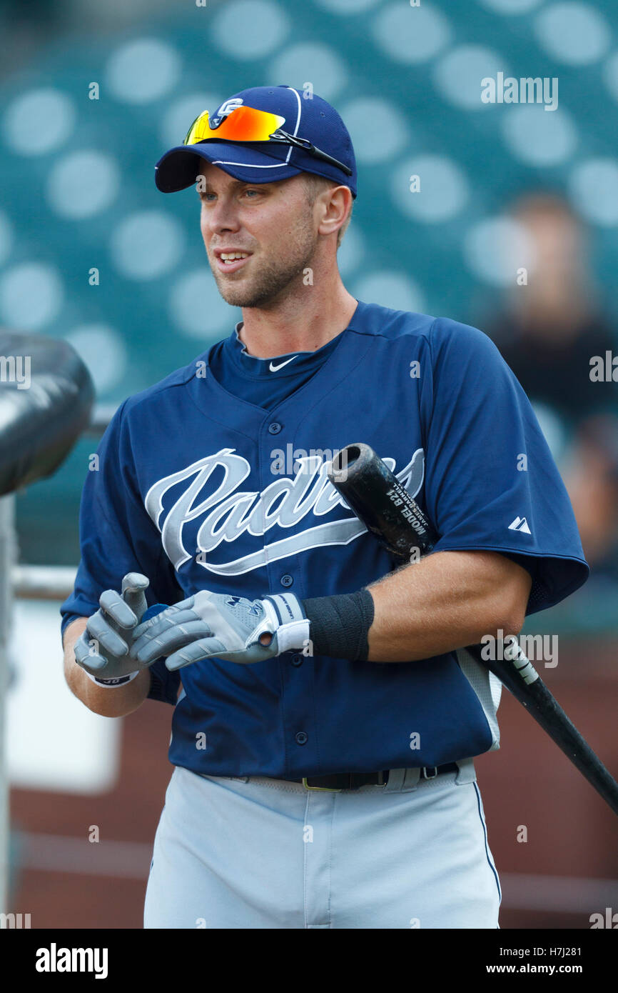 September 12, 2011; San Francisco, CA, USA; San Diego Padres third ...