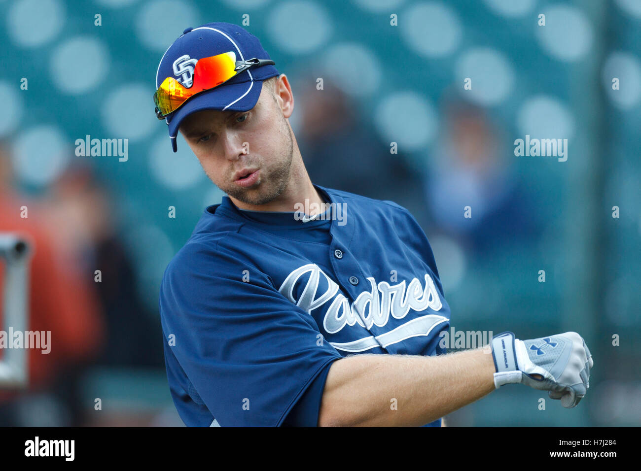 September 12, 2011; San Francisco, CA, USA; San Diego Padres third ...