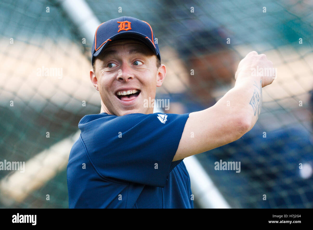 Detroit tigers third baseman brandon hi-res stock photography and ...