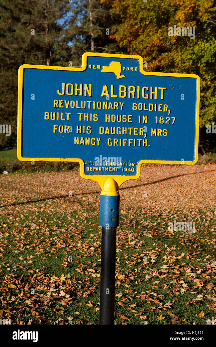 JOHN ALBRIGHT Revolutionary Soldier, built this house in 1827 for his ...