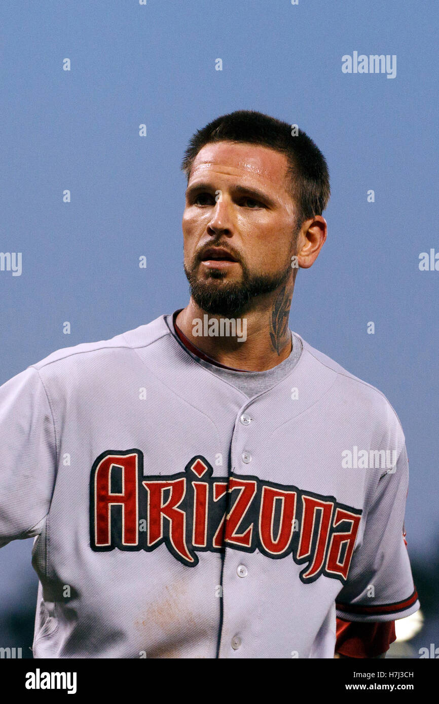August 1, 2011; San Francisco, CA, USA; Arizona Diamondbacks third ...