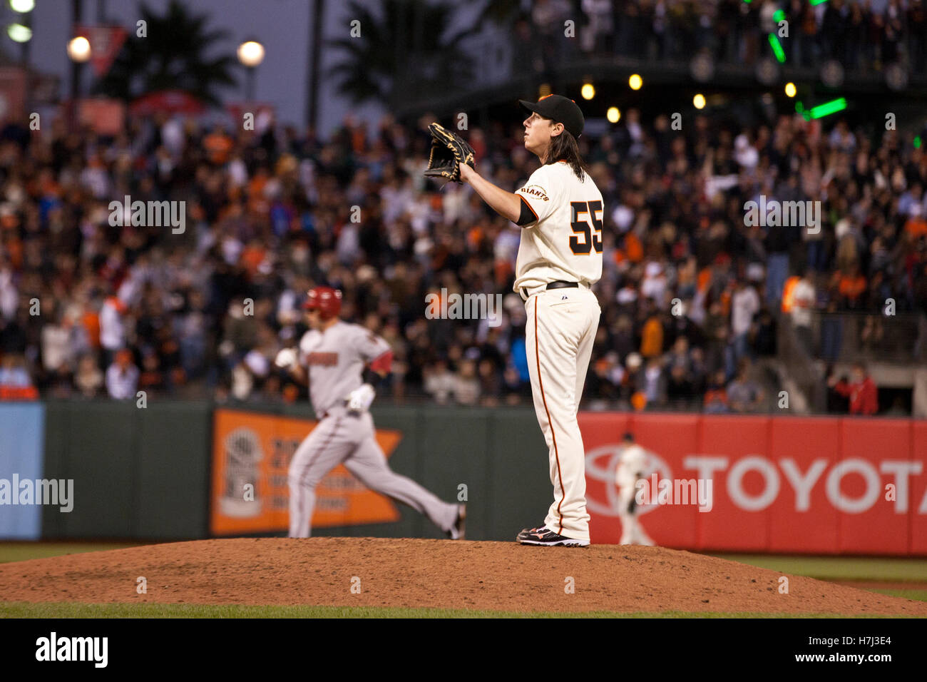 August 2, 2011; San Francisco, CA, USA; Arizona Diamondbacks first ...