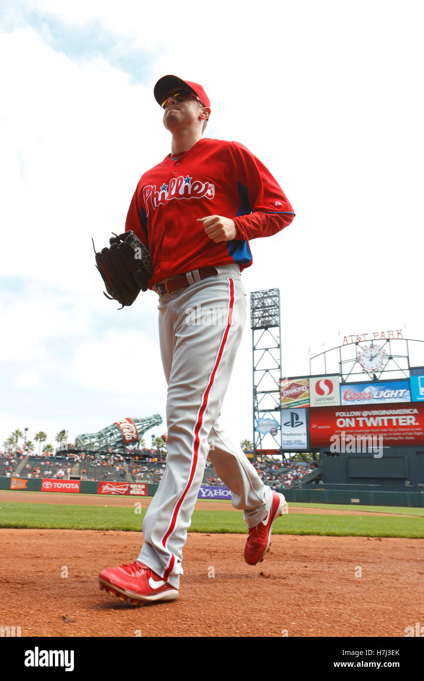August 6, 2011; San Francisco, CA, USA; Philadelphia Phillies relief ...
