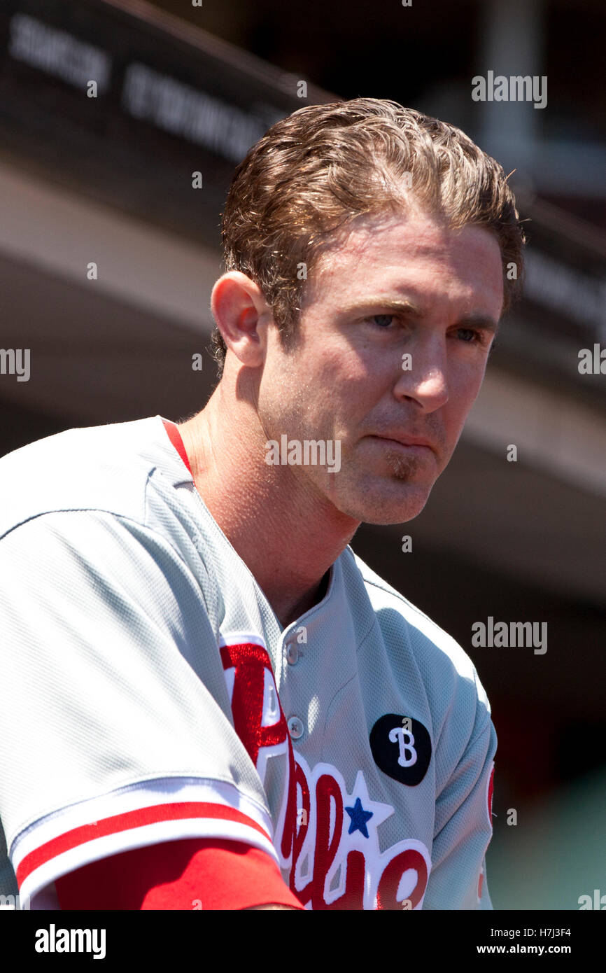 August 6, 2011; San Francisco, CA, USA; Philadelphia Phillies second ...