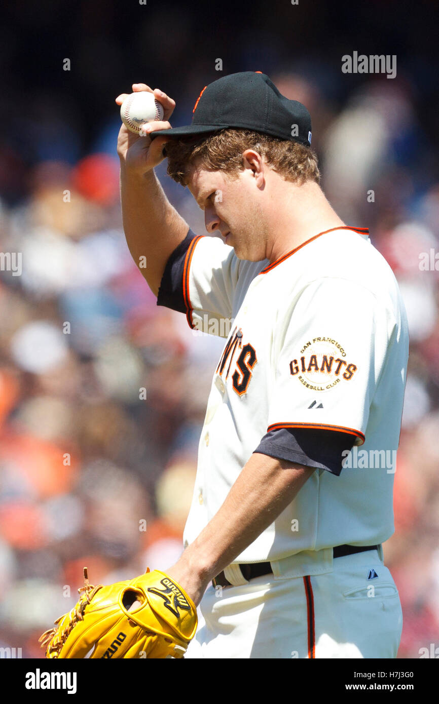 August 6, 2011; San Francisco, CA, USA; San Francisco Giants starting ...