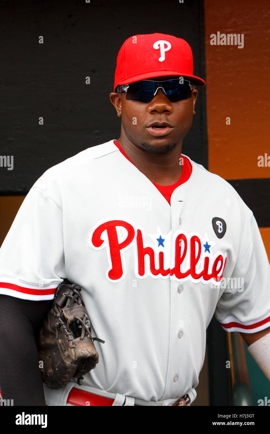 August 7, 2011; San Francisco, CA, USA; Philadelphia Phillies first ...