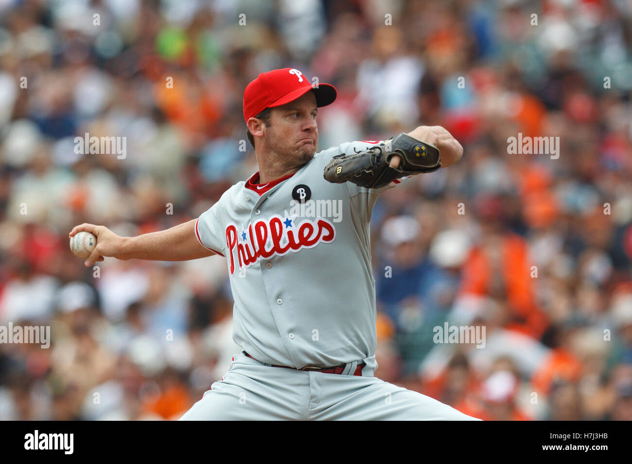 August 7, 2011; San Francisco, CA, USA; Philadelphia Phillies starting ...