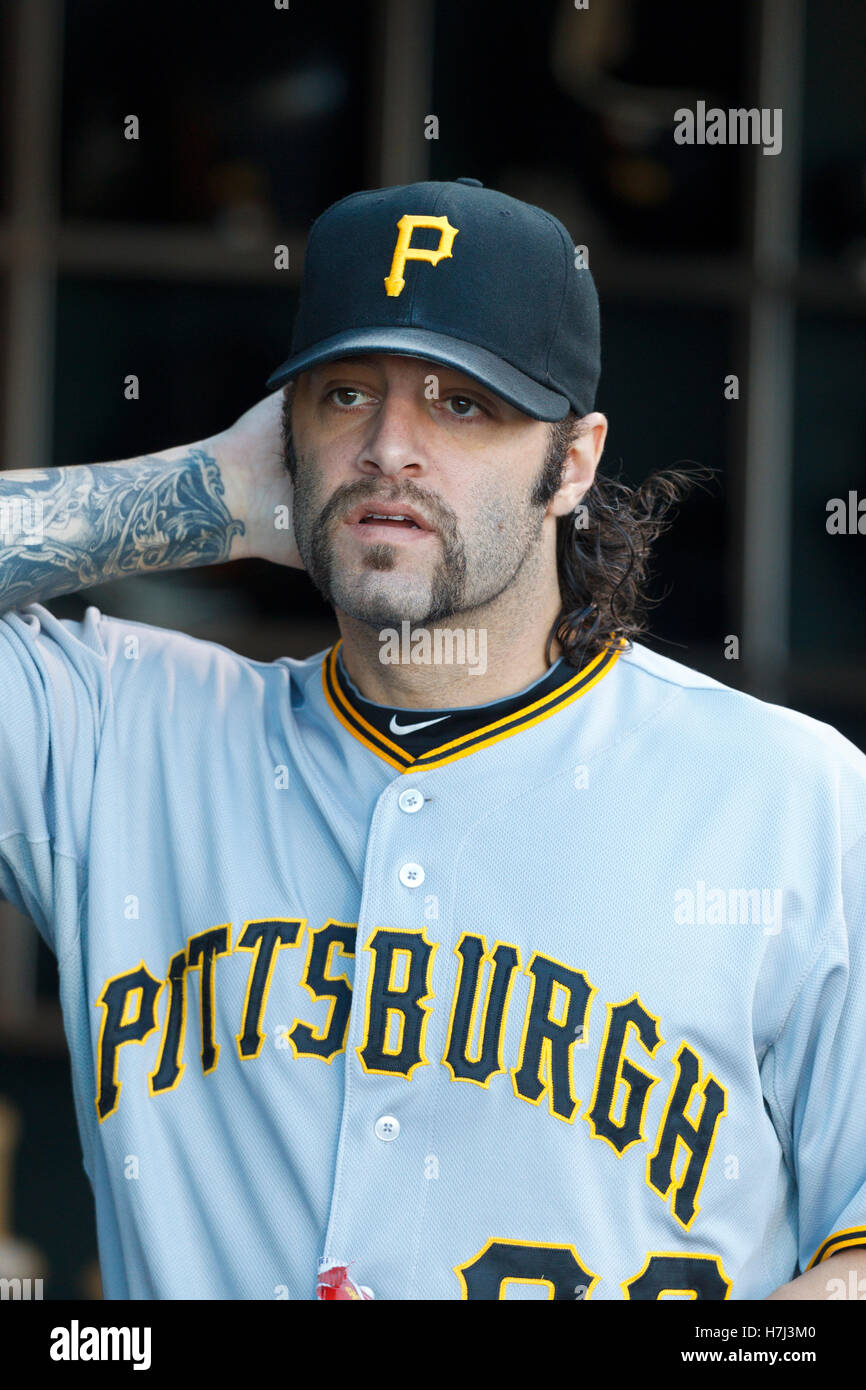 August 8, 2011; San Francisco, CA, USA; Pittsburgh Pirates relief ...