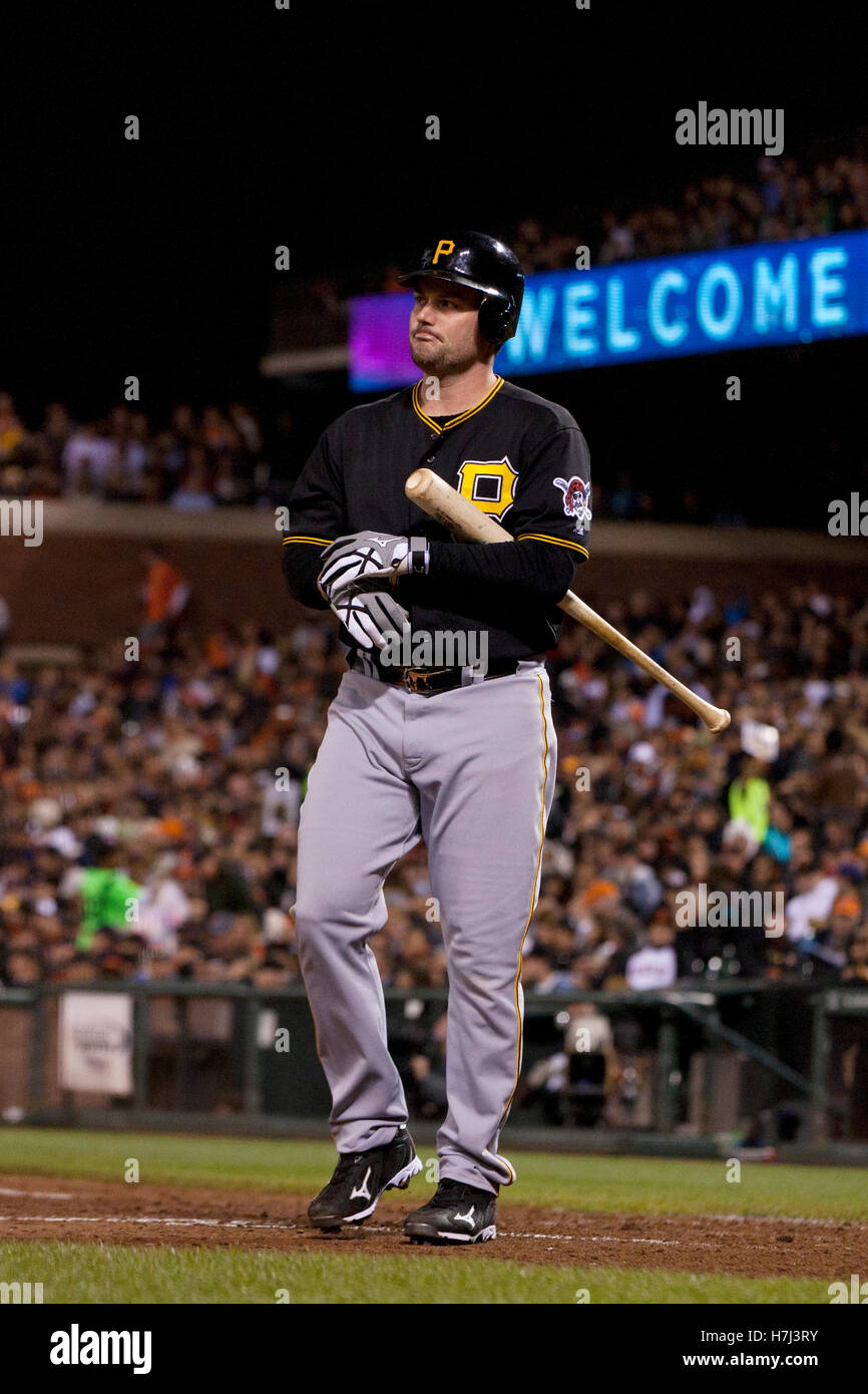 August 9, 2011; San Francisco, CA, USA; Pittsburgh Pirates right ...