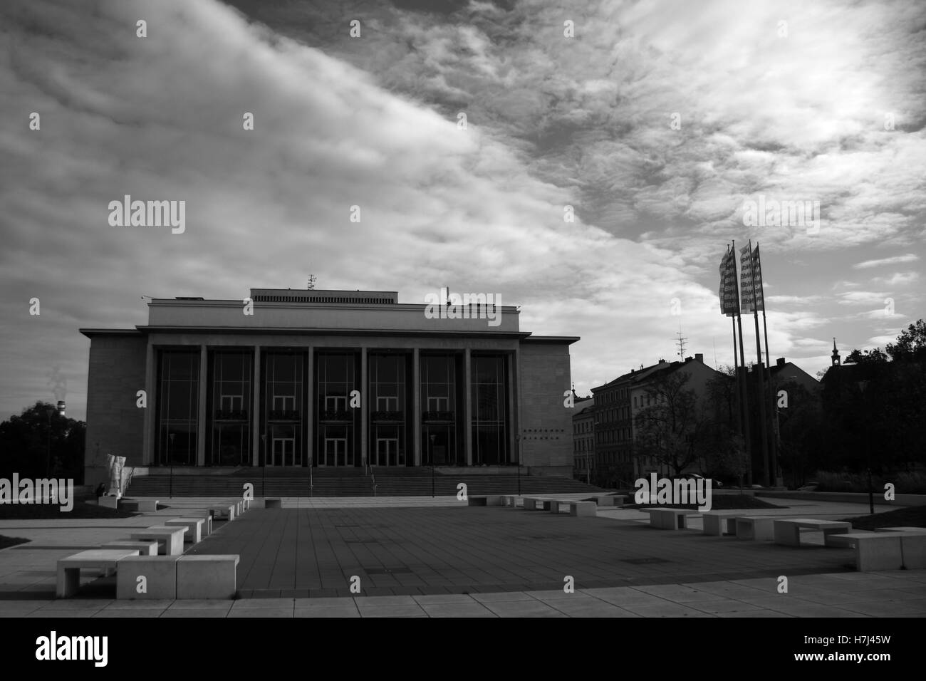 The Janacek theatre, Brno, South Moravia, Czech republic Stock Photo ...
