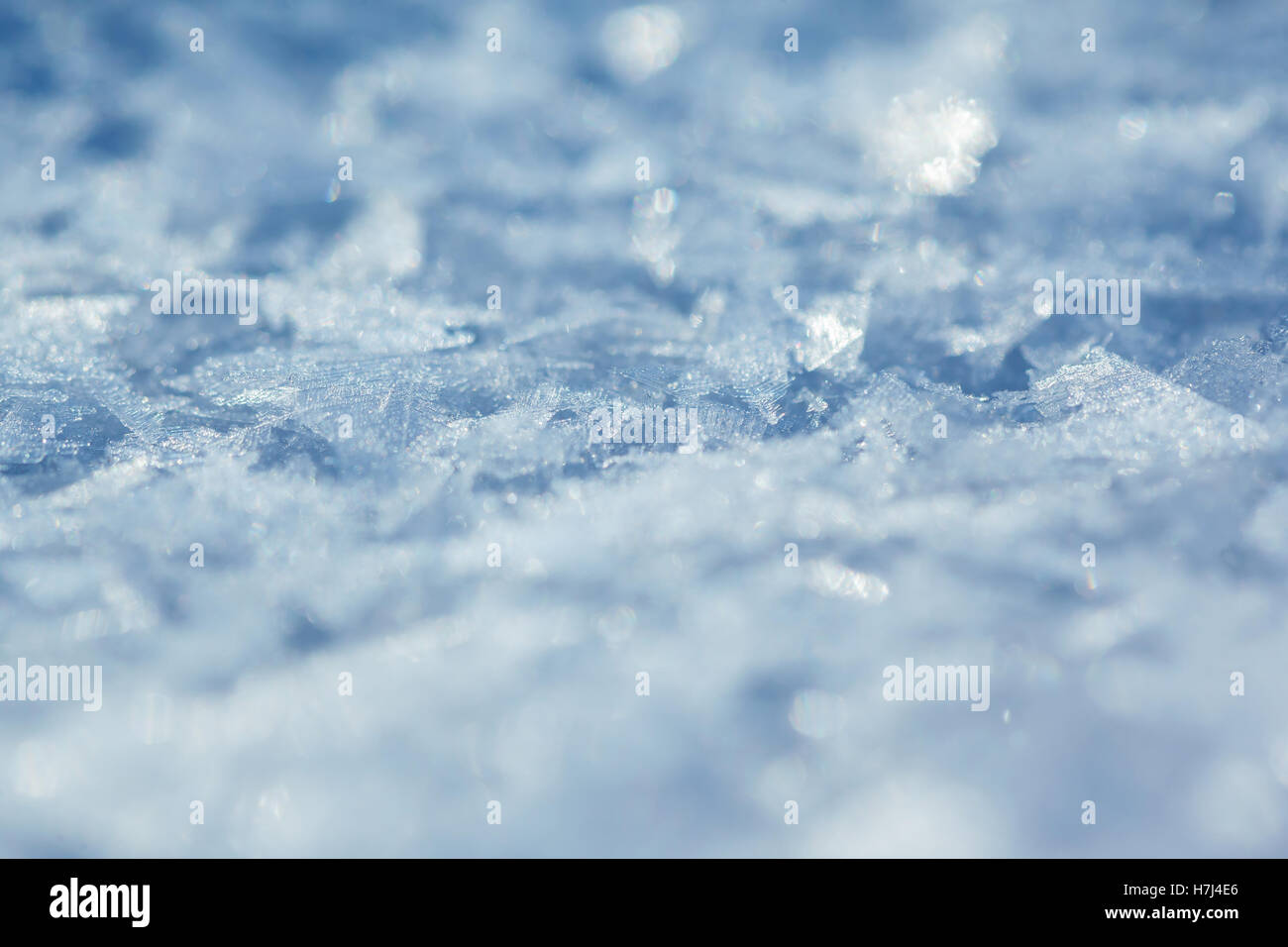 Snow background, blue toned Stock Photo - Alamy