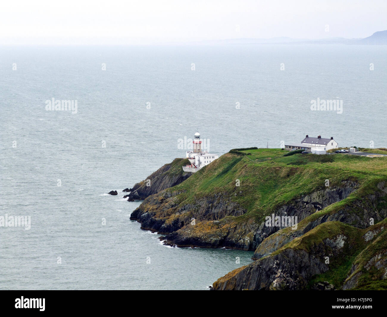 Howth Cliff lighthouse, Dublin, Ireland, Europe Stock Photo - Alamy