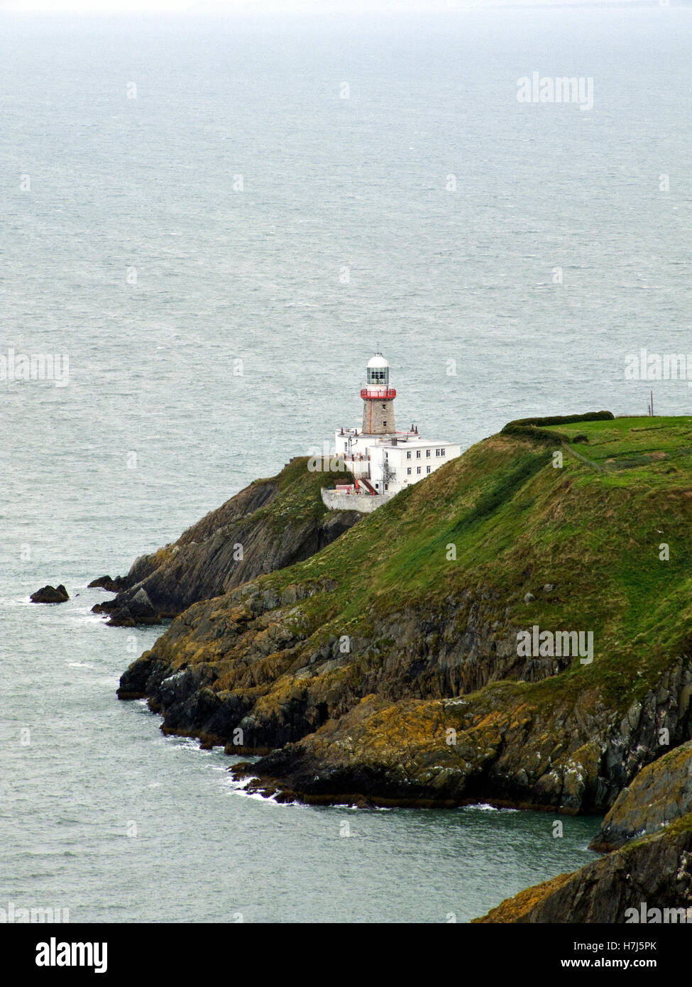 Howth Cliff lighthouse, Dublin, Ireland, Europe Stock Photo - Alamy