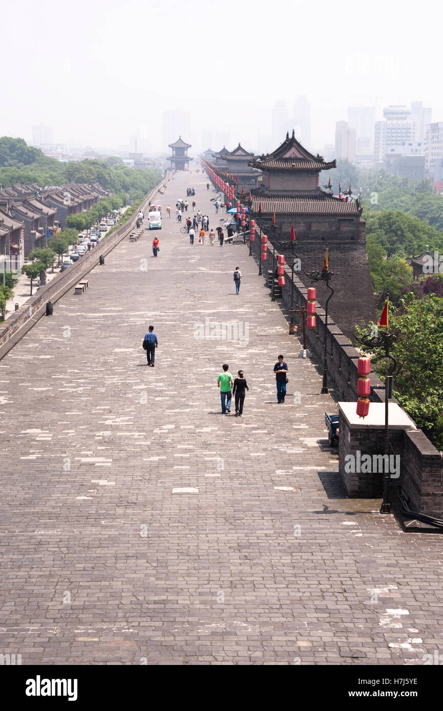 Xian city urban view buildings hi-res stock photography and images - Alamy