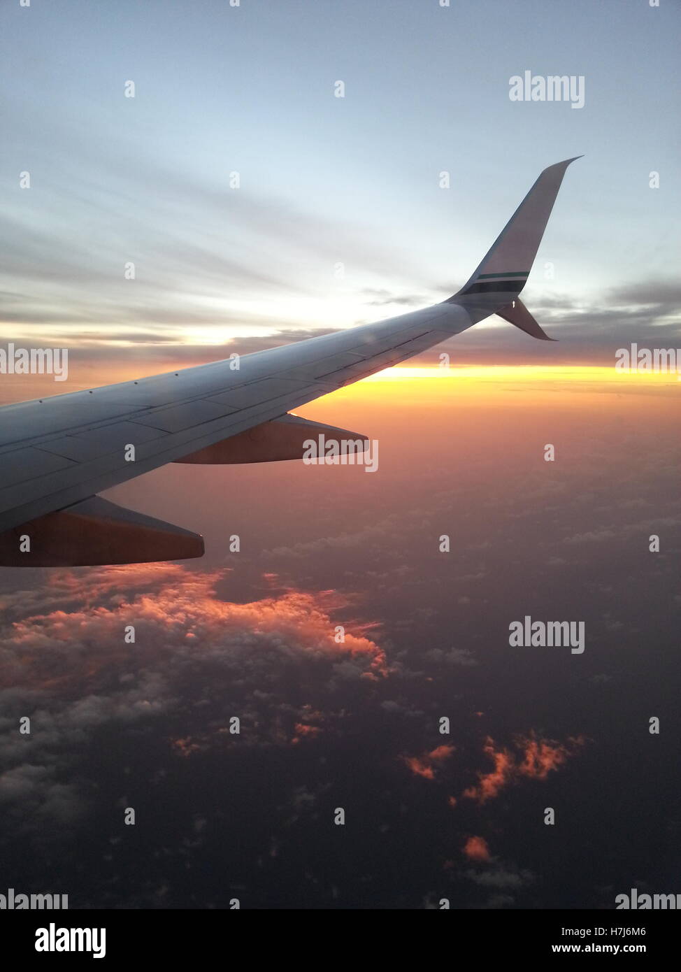 flying from Maui Stock Photo - Alamy