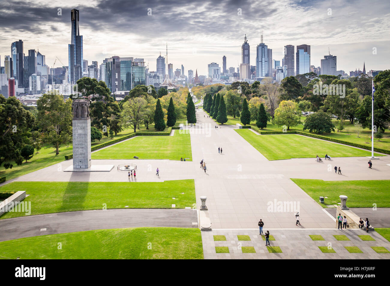 Cityscape of Skyline in Melbourne, Australia Stock Photo - Alamy