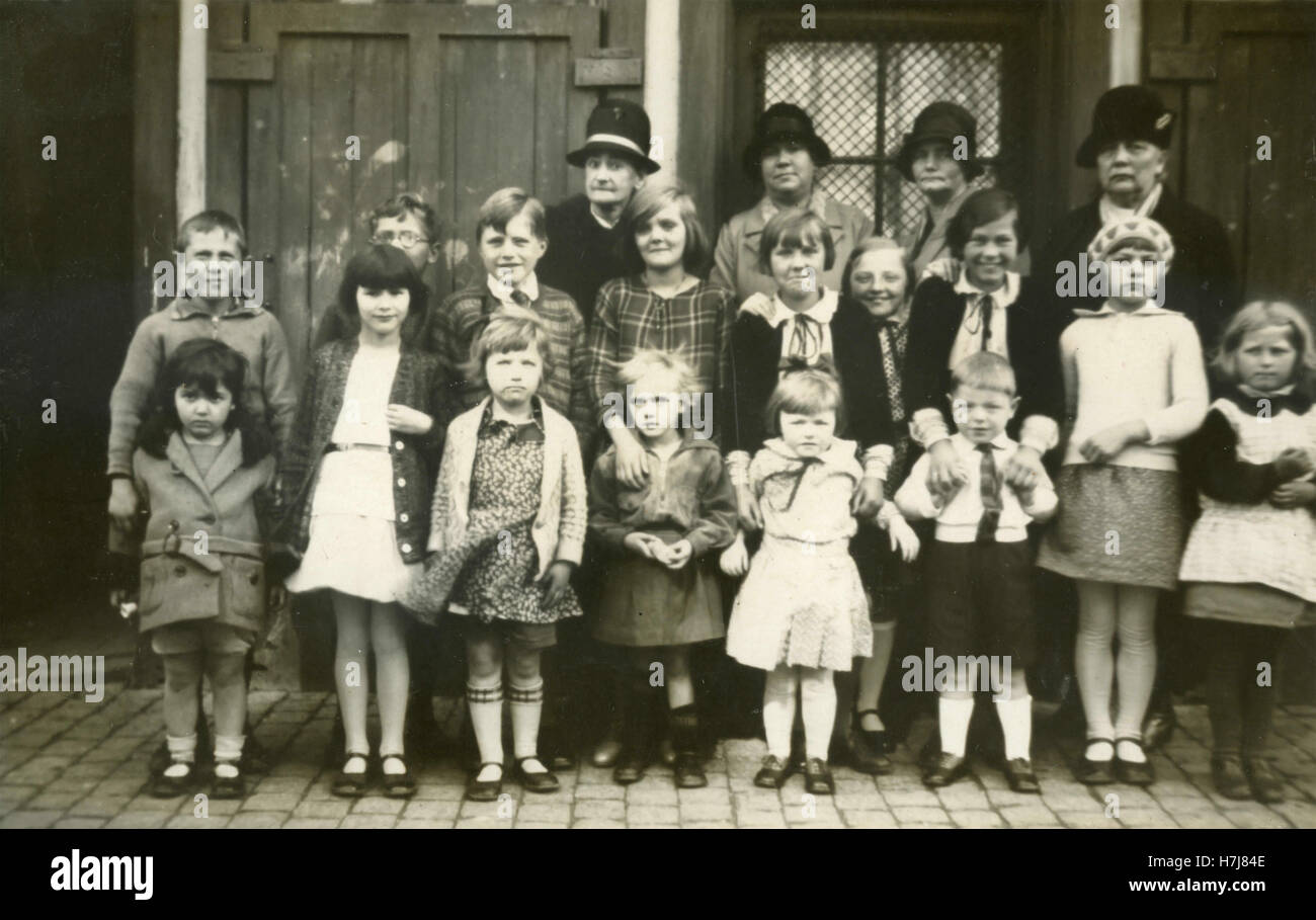 Group of children, Denmark Stock Photo - Alamy