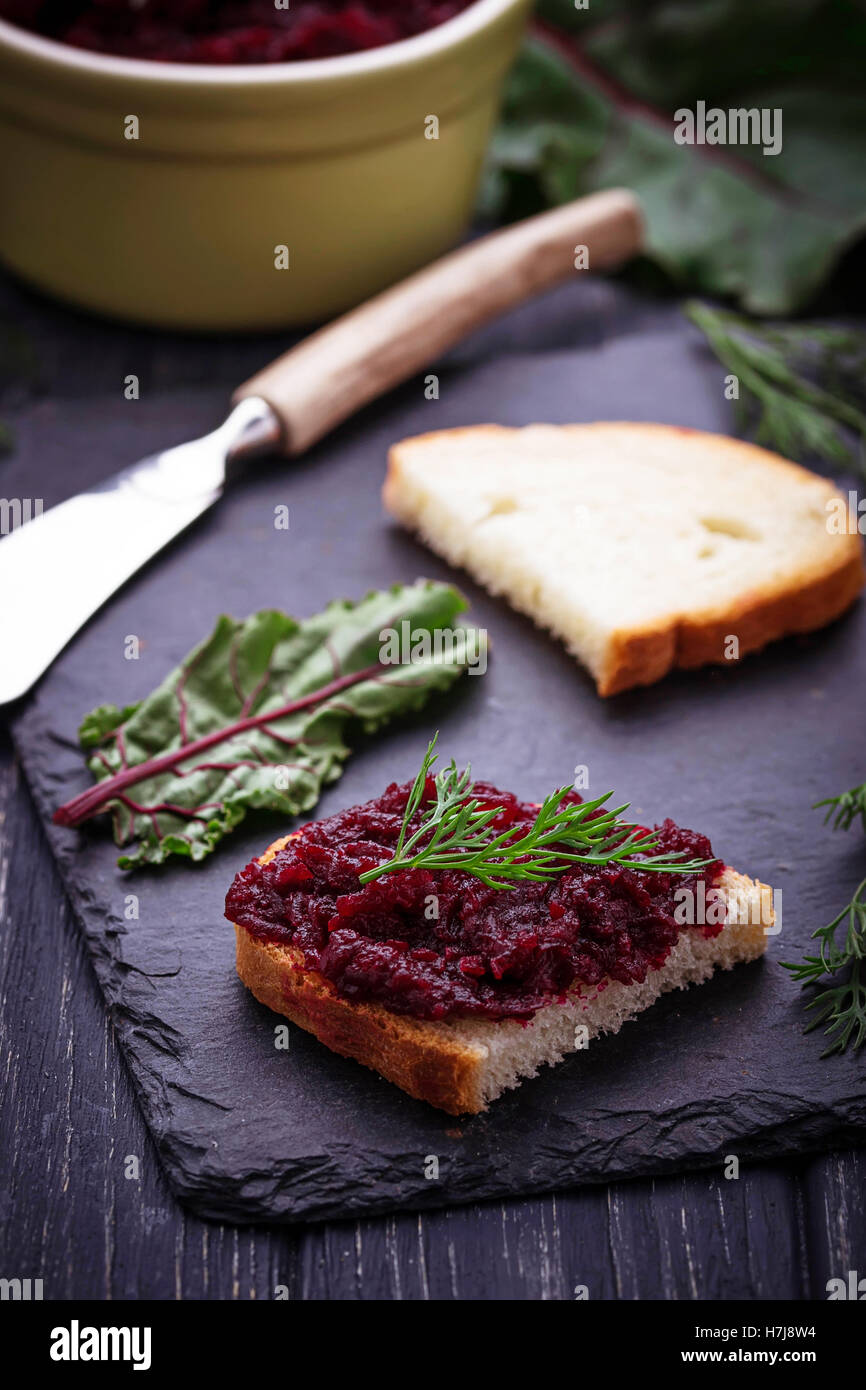 Canapes beetroot hi-res stock photography and images - Alamy