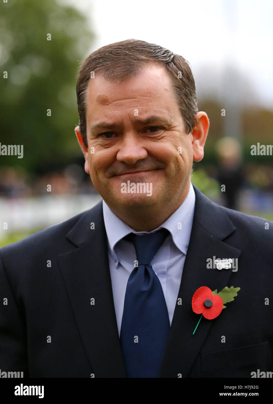 Merstham manager Hayden Bird before the Emirates FA Cup, First Round ...