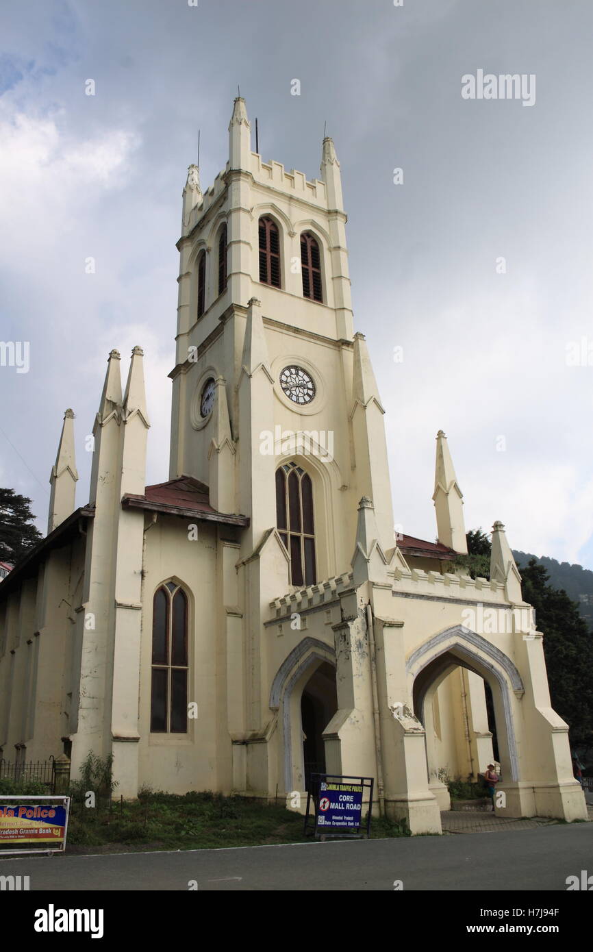 Christ Church, The Ridge, Shimla, Himachal Pradesh, India, Indian ...