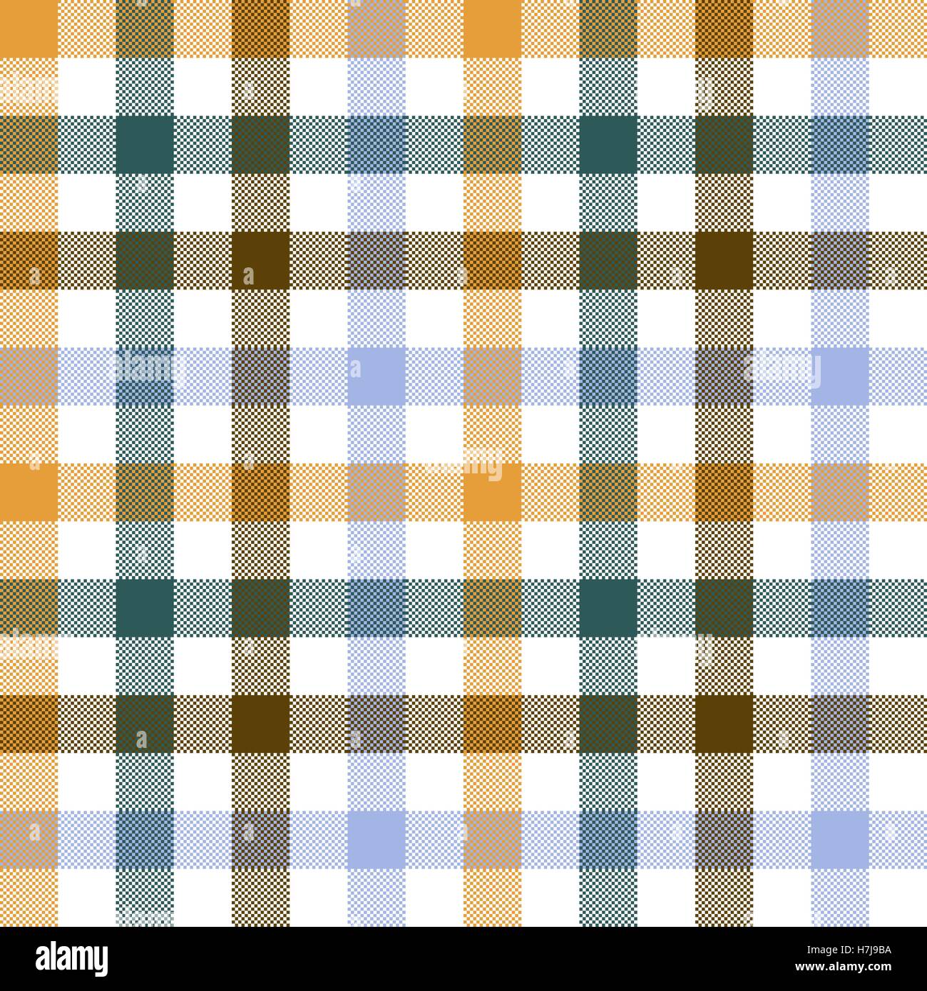 Colored check seamless fabric texture. Vector illustration Stock Vector ...