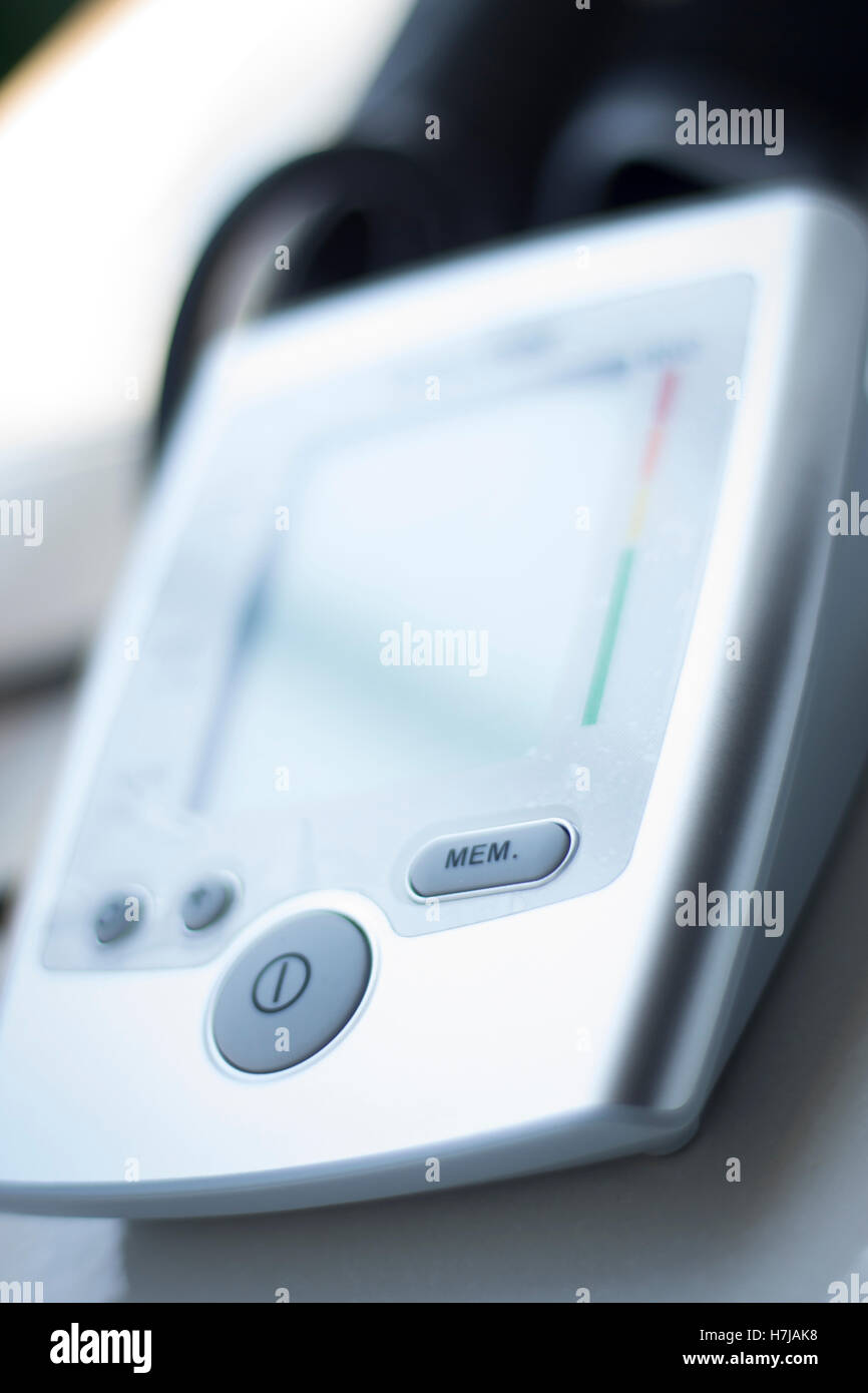 Portable hand held domestic cardiac blood pressure and irregular heart ...