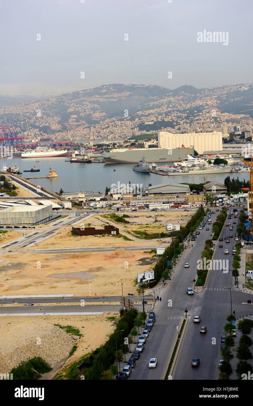 Beirut view sea hi-res stock photography and images - Alamy