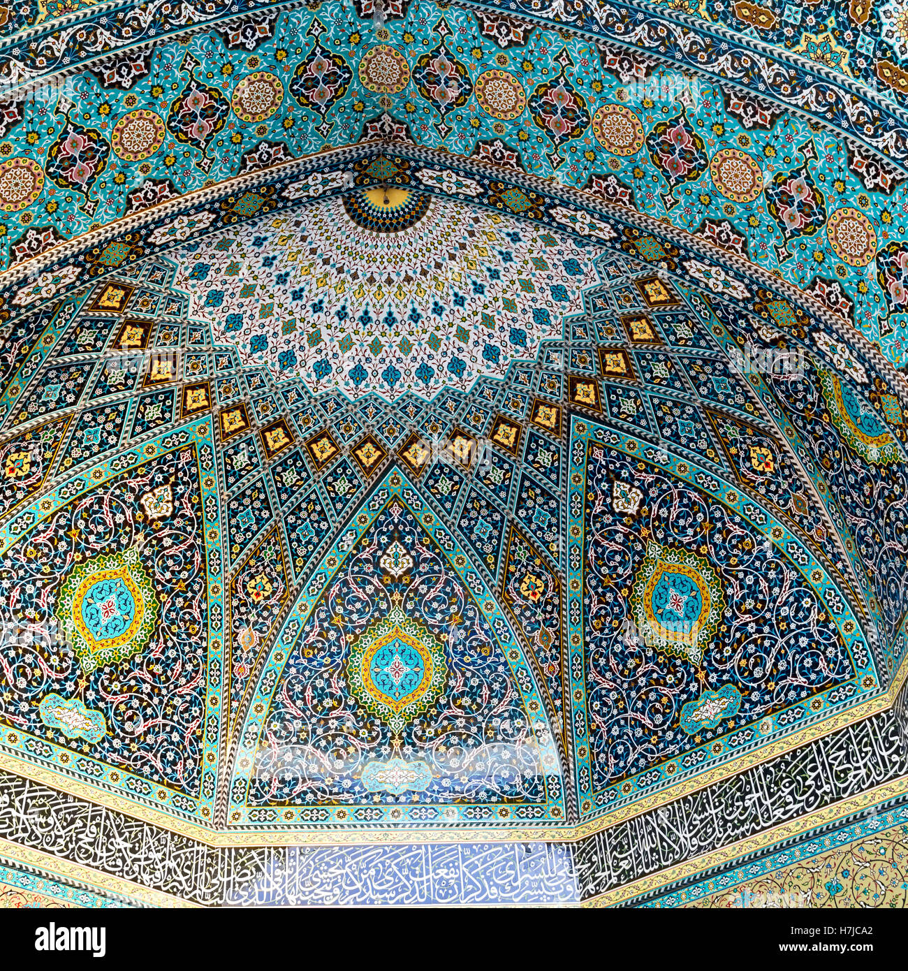 Masjed e jameh mosque ceiling hi-res stock photography and images - Alamy