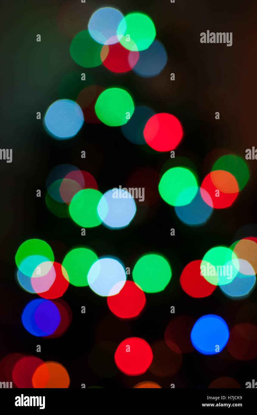 Christmas tree lights blur background hi-res stock photography and ...