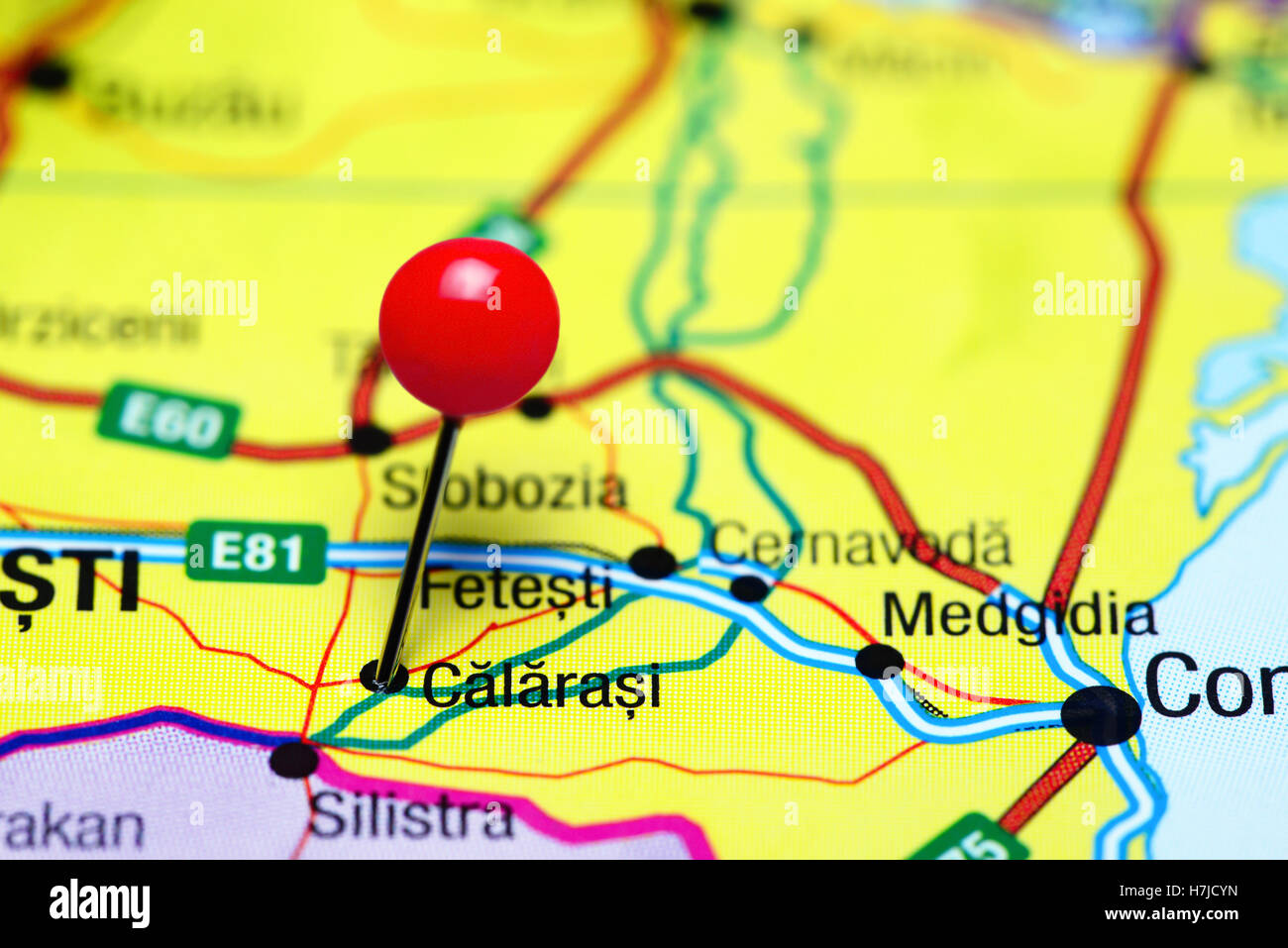 Calarasi map hi-res stock photography and images - Alamy