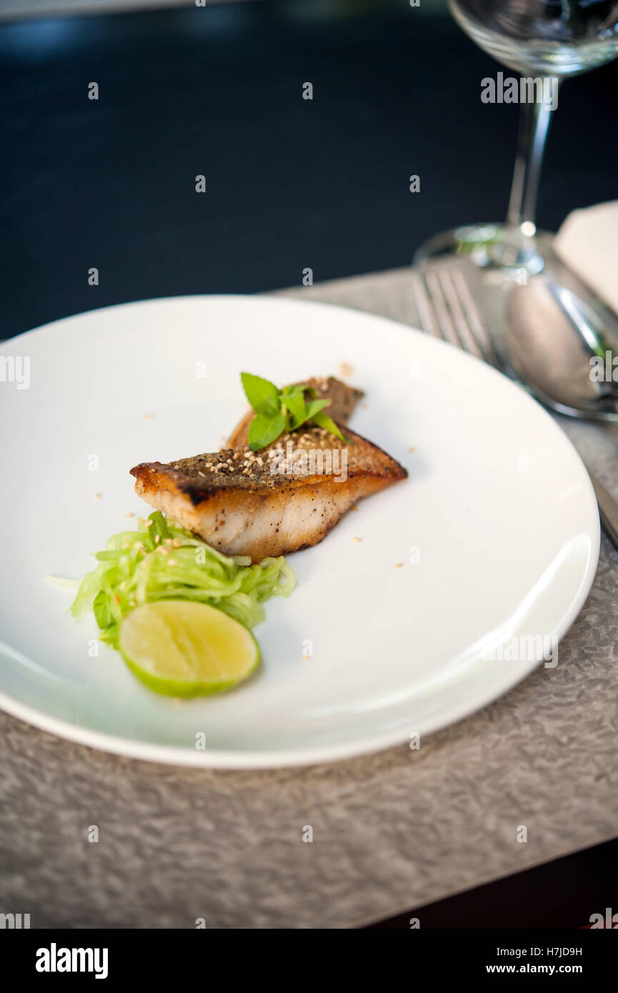 Croak fish with pounded sesame at Cuisine Wat Danmak in Siem Reap ...