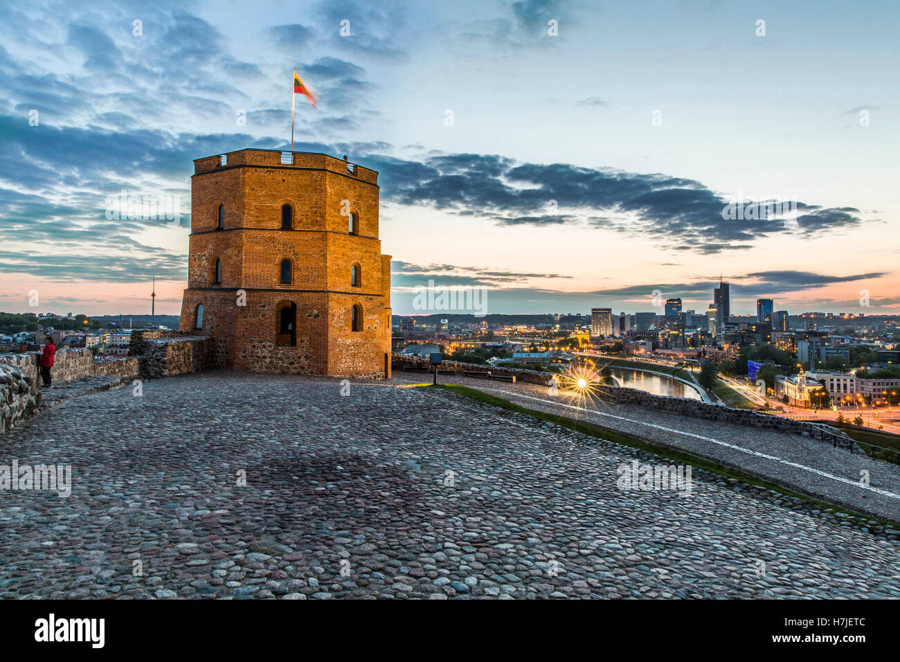 Gediminas tower in Vilnius Stock Photo - Alamy