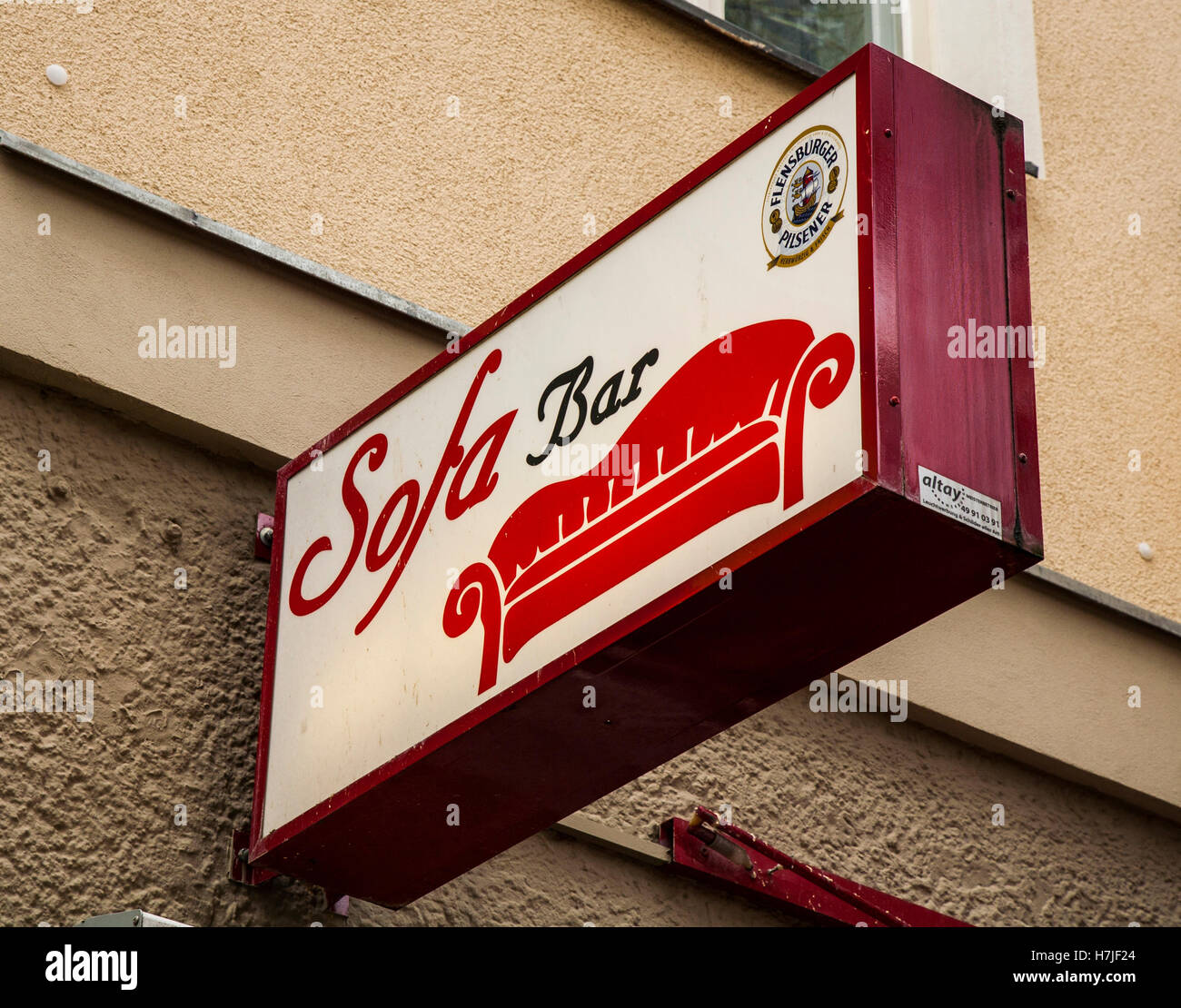 Sign of a bar hi-res stock photography and images - Alamy