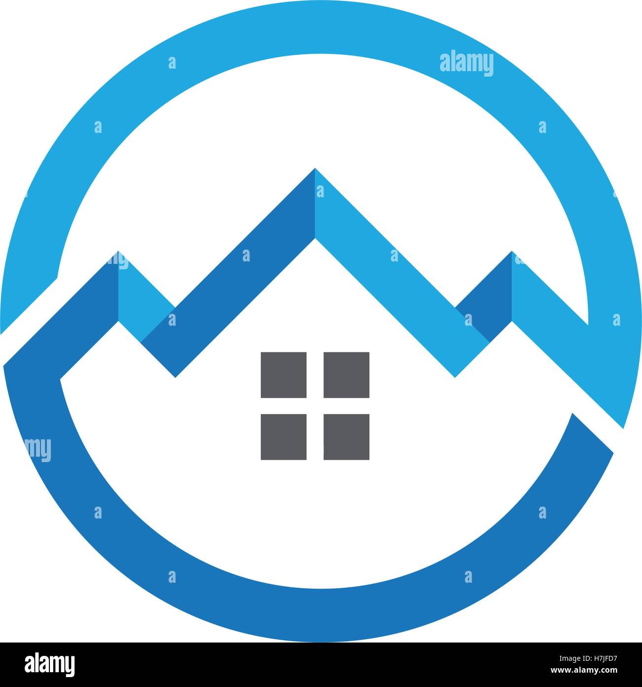 Home and Building Business Property Logo Template Stock Vector Image ...
