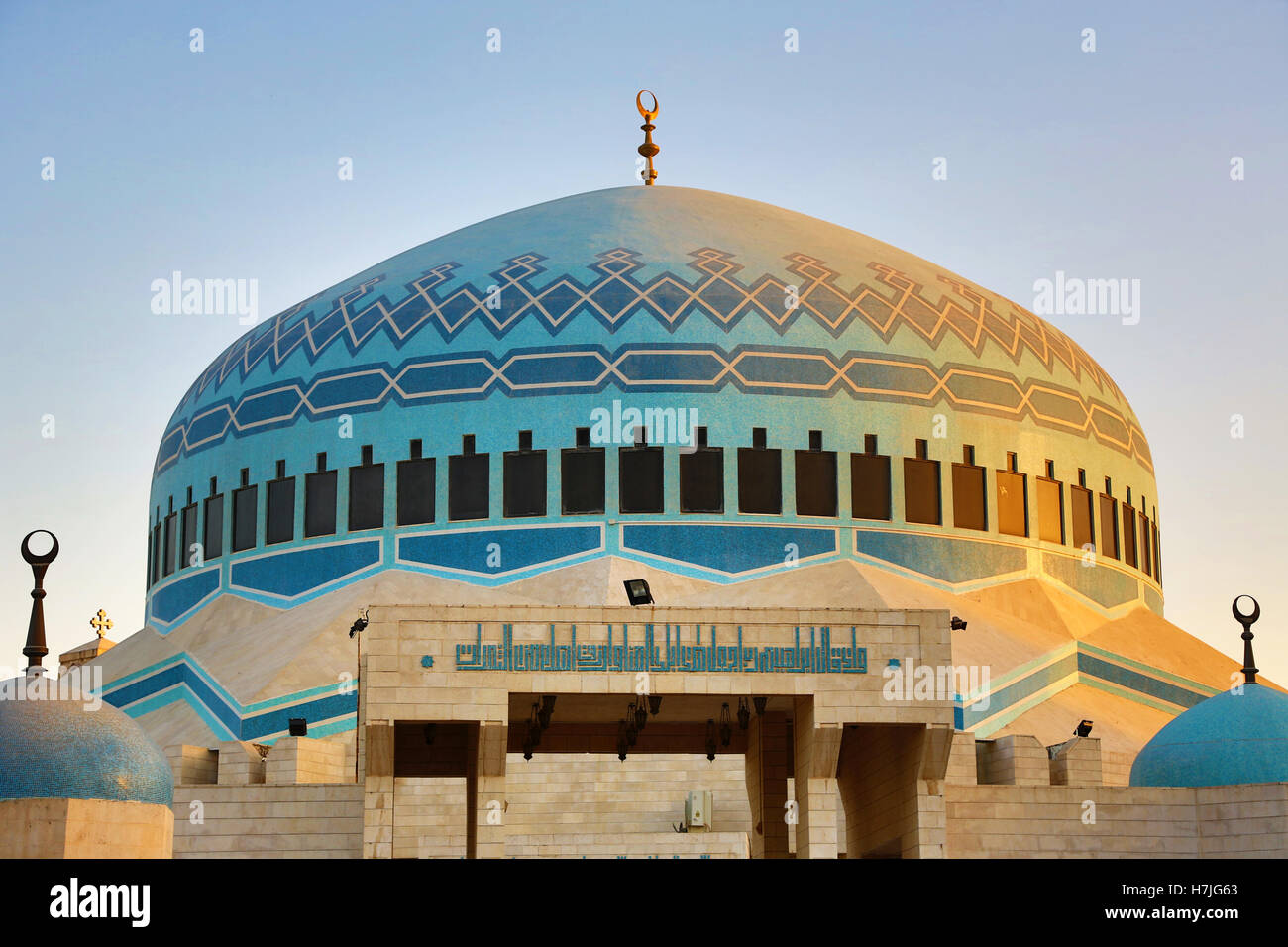 Amman blue mosque hi-res stock photography and images - Alamy