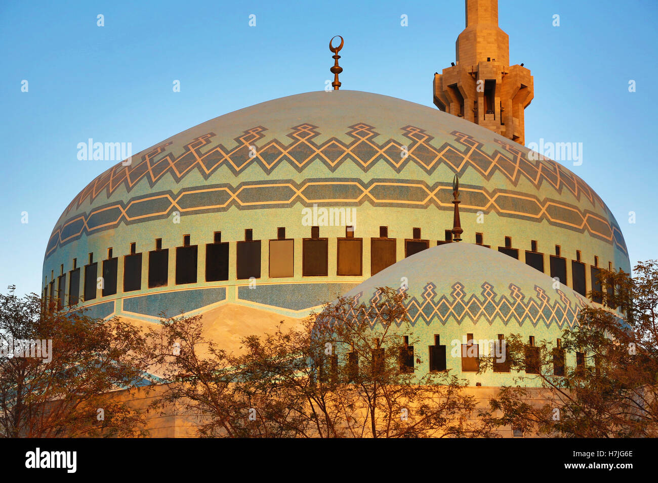 Amman blue mosque hi-res stock photography and images - Alamy