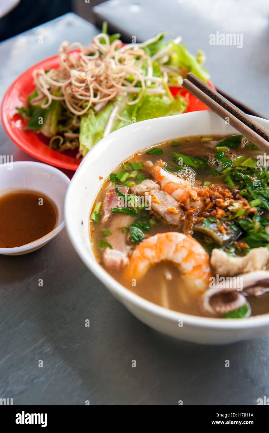 Bun Mam, a fermented fish soup and a southern Vietnamese delicacy ...