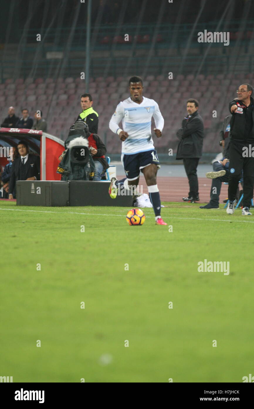Naples, Italy. 05th Nov, 2016. Wallace Fortuna Dos Santos (S.S.Lazio ...