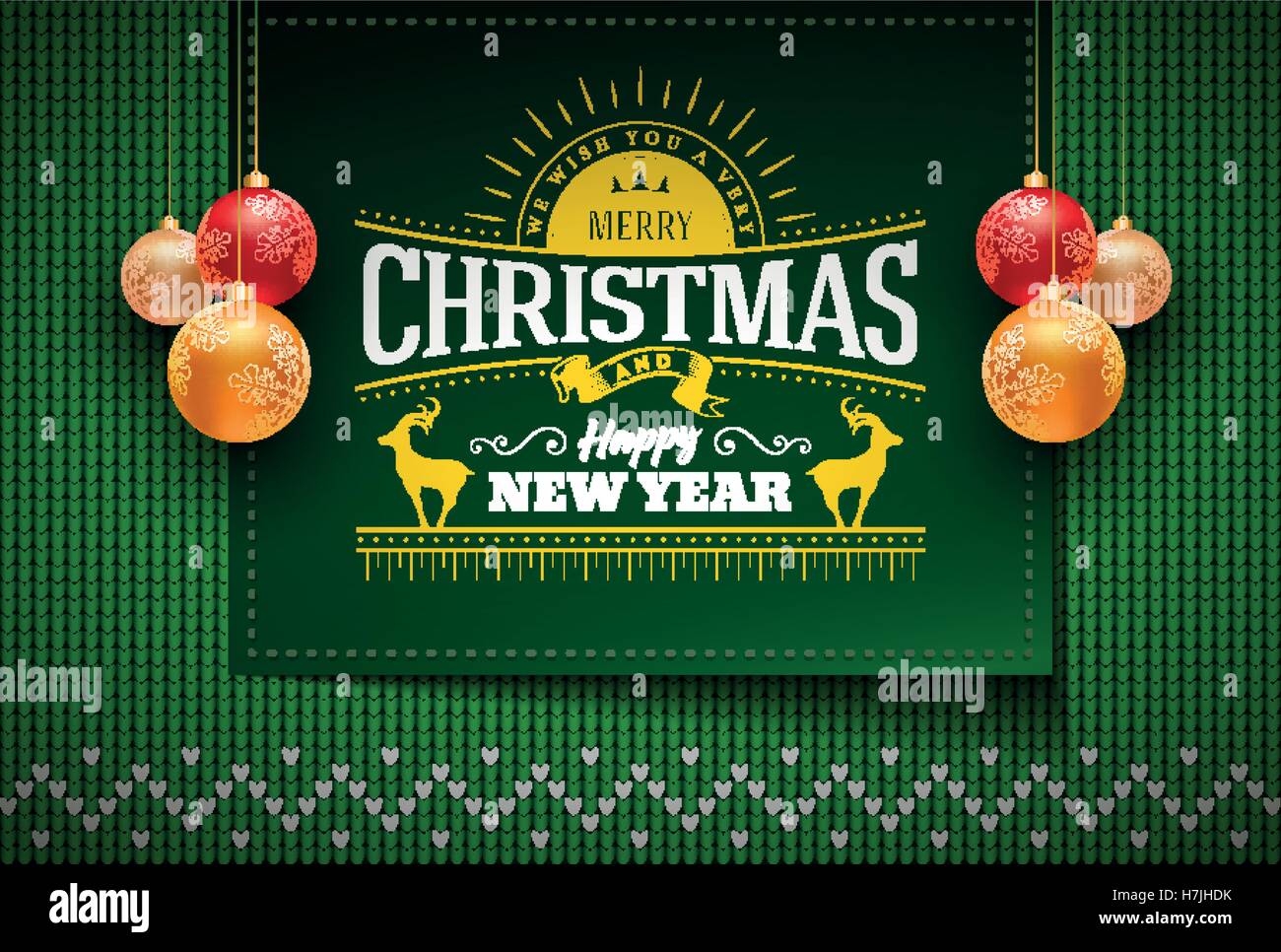 Knitted vector vectors Stock Vector Images - Alamy