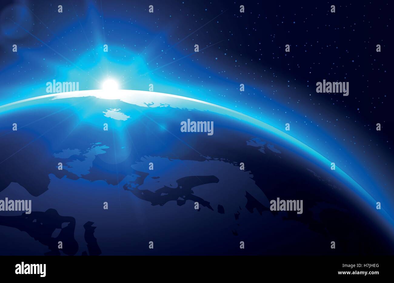 Night world map vector vectors hi-res stock photography and images - Alamy