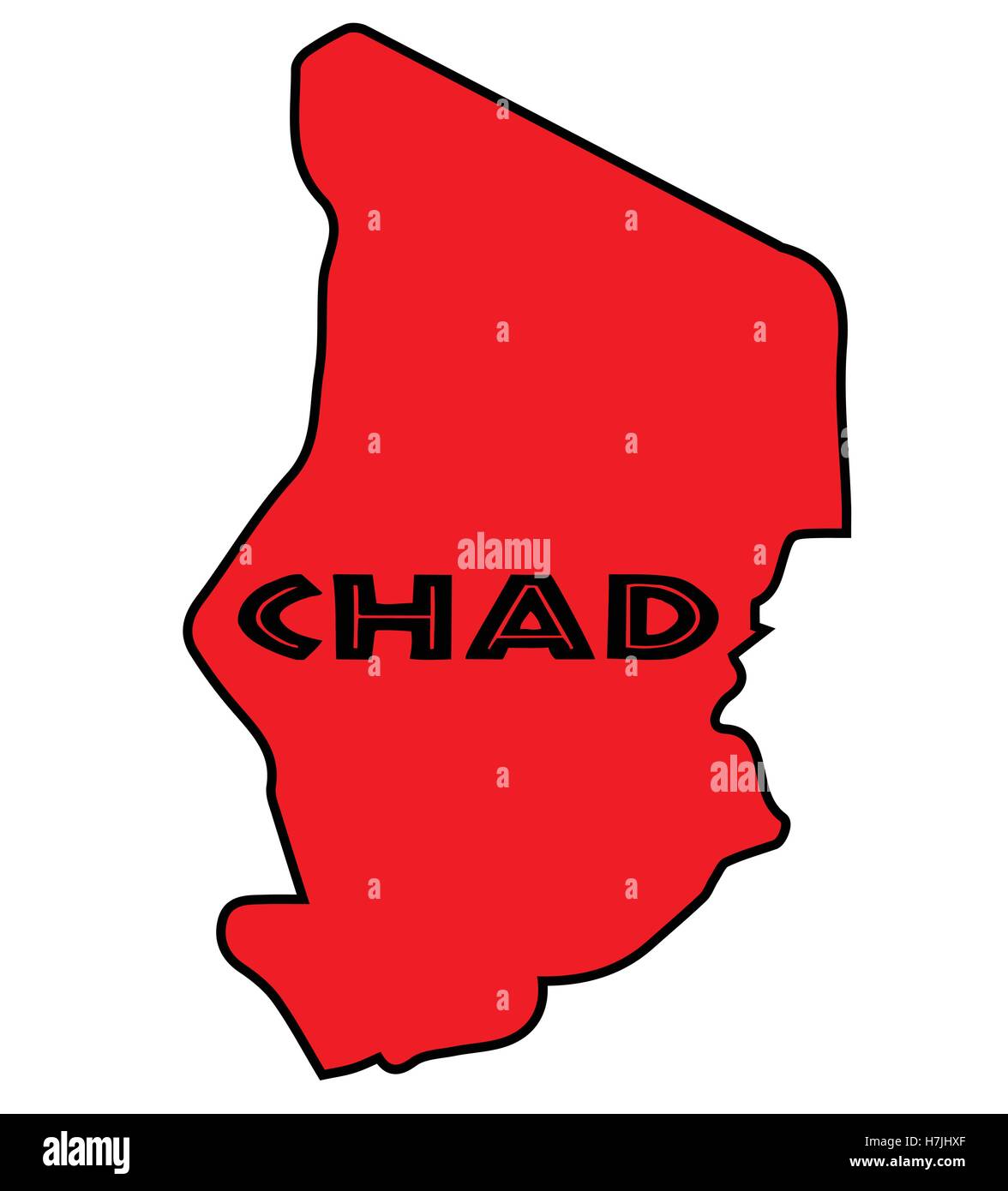 Republic of the chad Cut Out Stock Images & Pictures - Alamy
