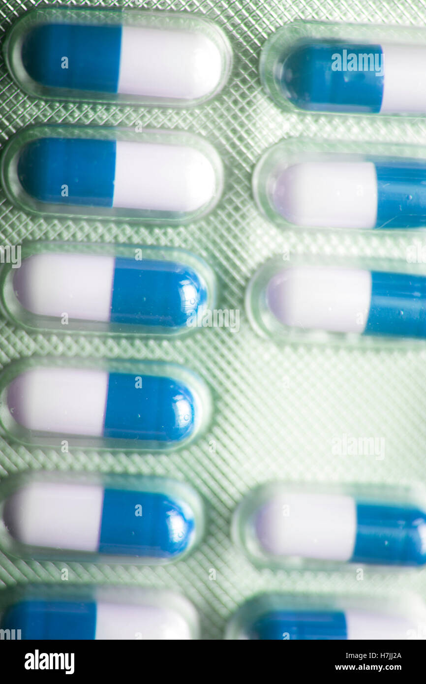 Blister medication pack medical drug pillls Stock Photo - Alamy