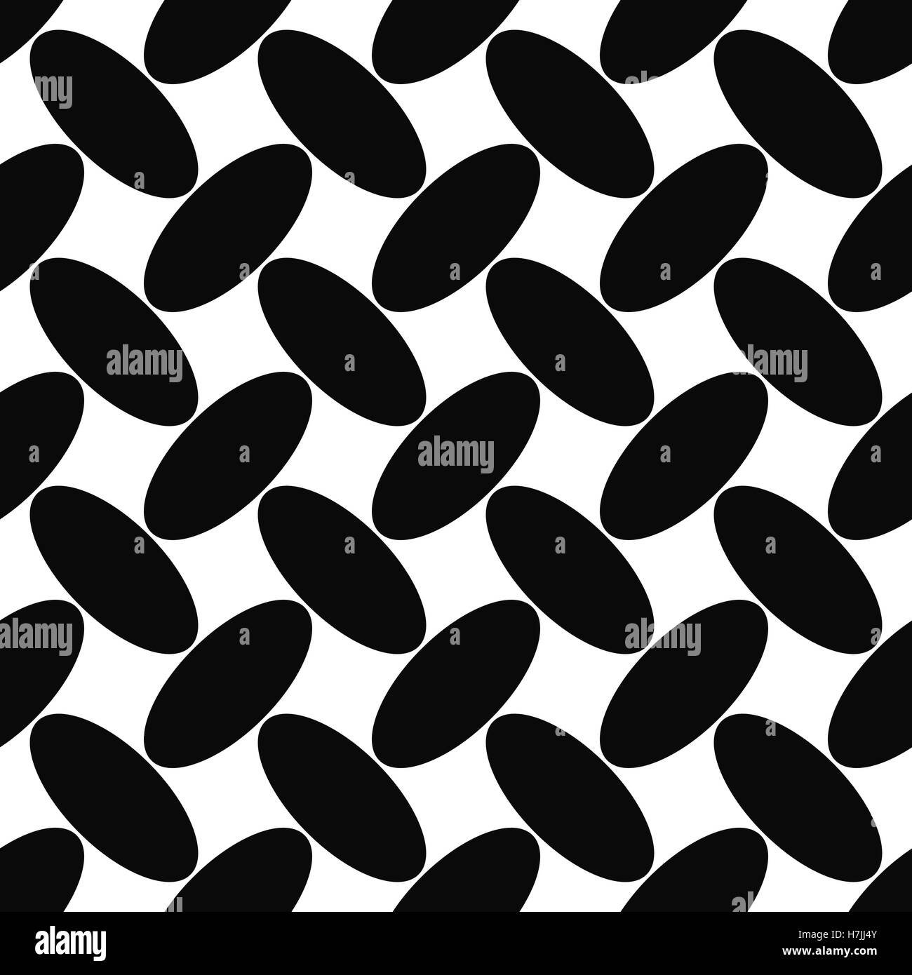 Seamless monochrome diagonal ellipse pattern Stock Vector Image & Art - Alamy